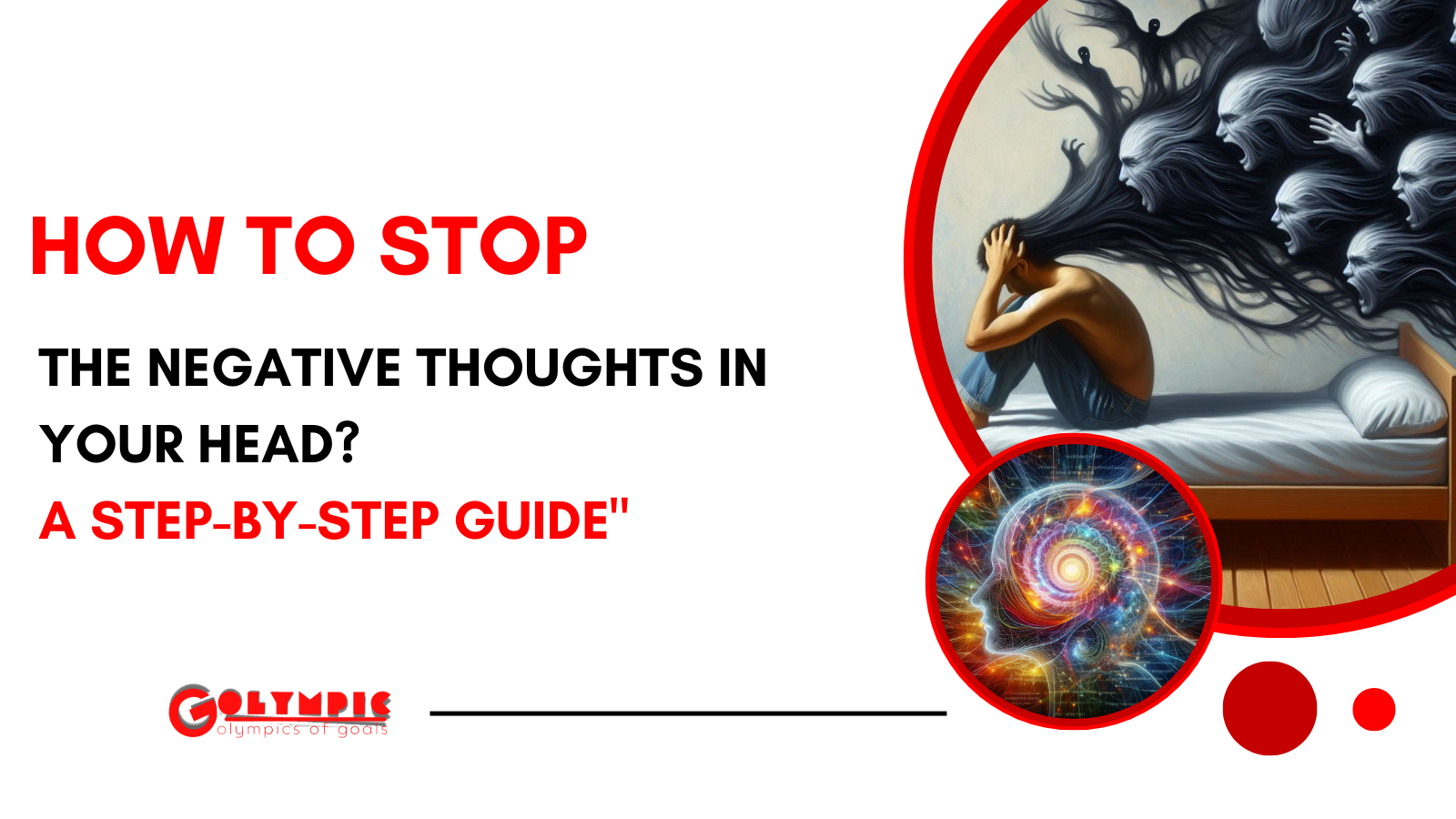 How To Stop The Negative Thoughts In Your Head? - Goalympic